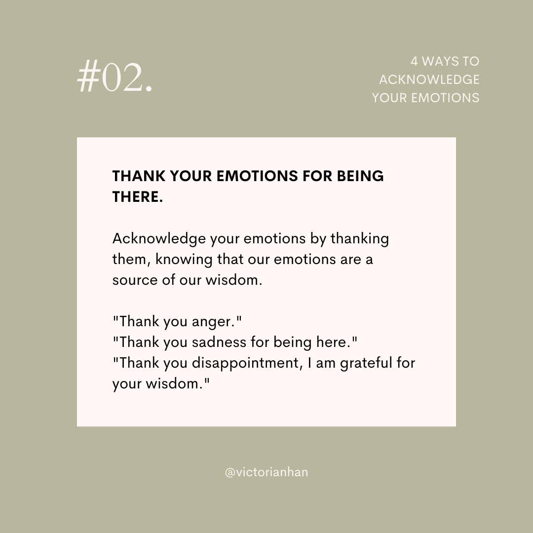 How to acknowledge your emotions without the overwhelm — Victoria Nhan