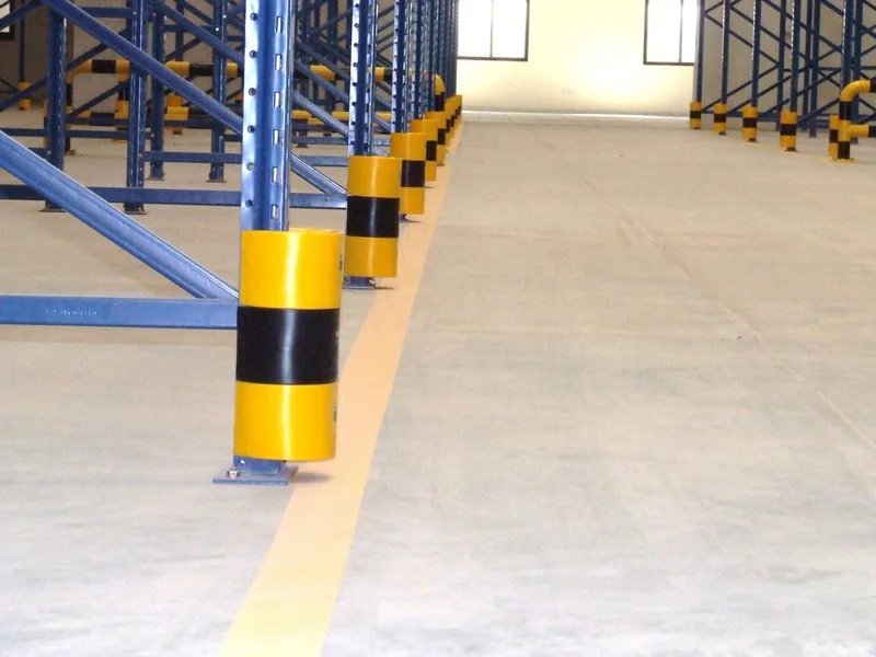 Stackable pallet rack guarding to protect your warehouse racking ...