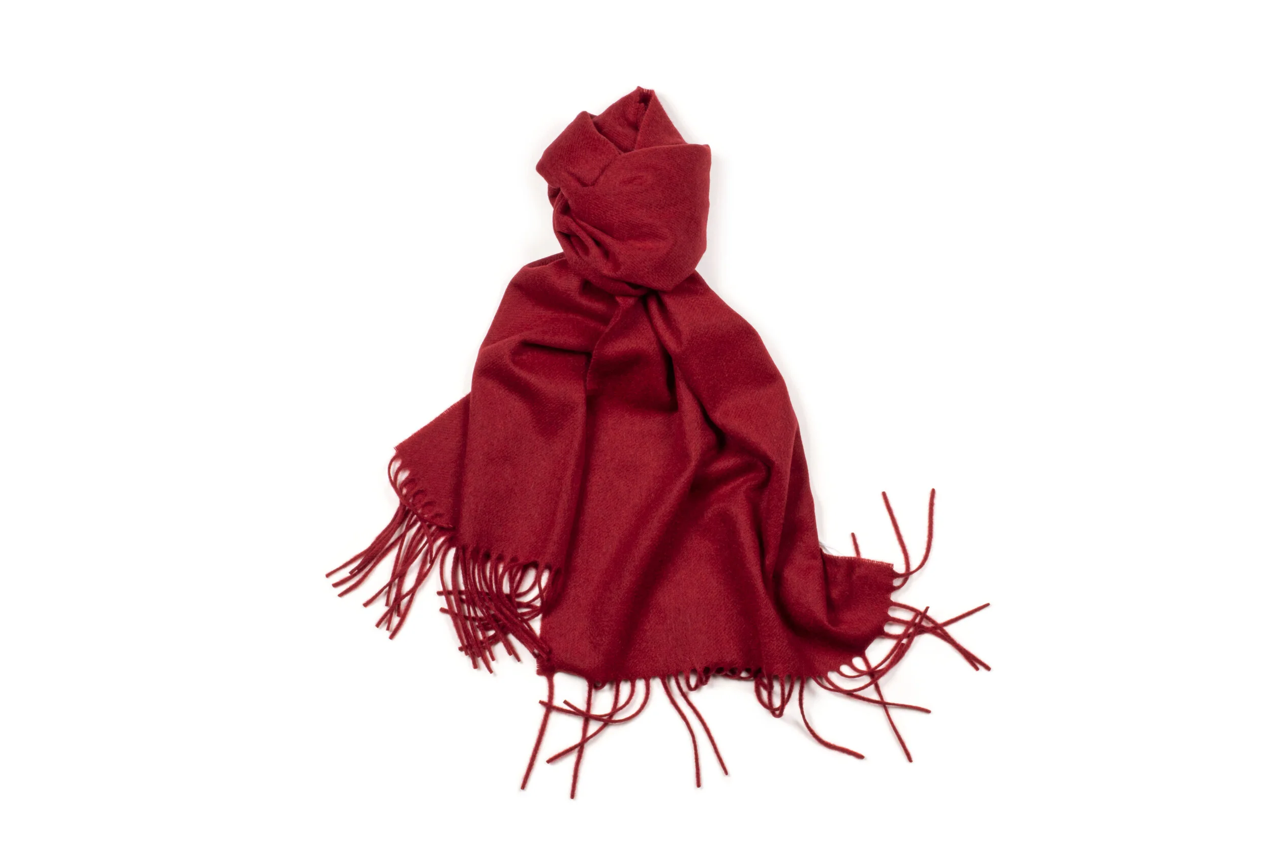 Sale > cashmere red scarf > in stock