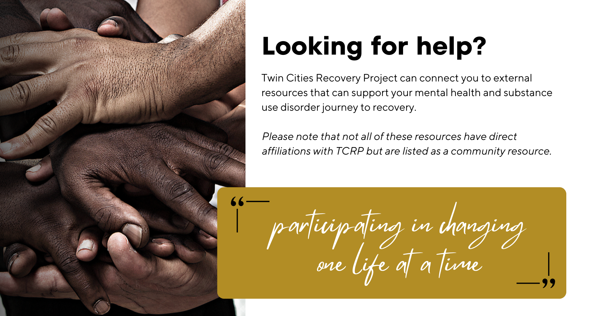 Resources — Twin Cities Recovery Project