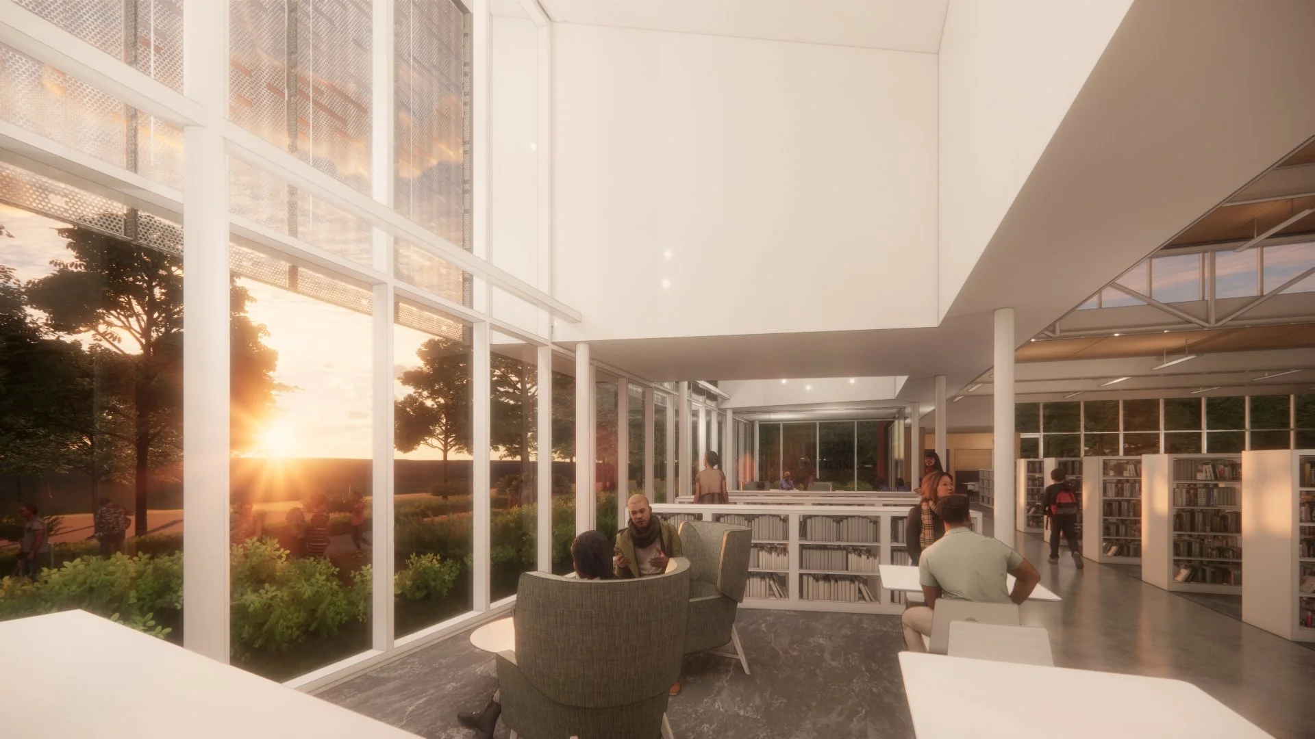 Oak Lodge Library — JOHNSTON ARCHITECTS