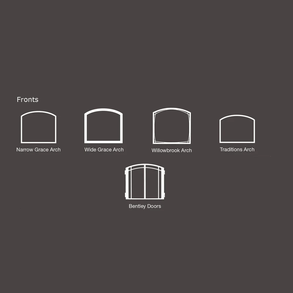 Mendota FV41 Arch — Gas Fireplace