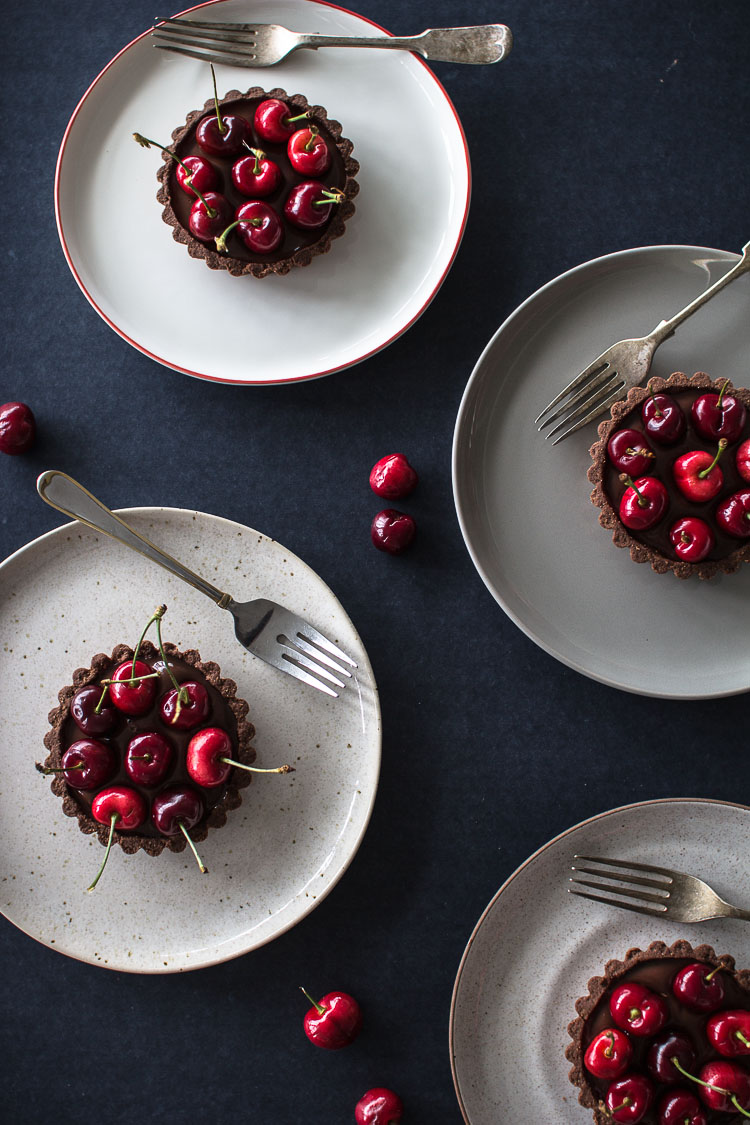 Chocolate Cherry Tarts — Flourishing Foodie