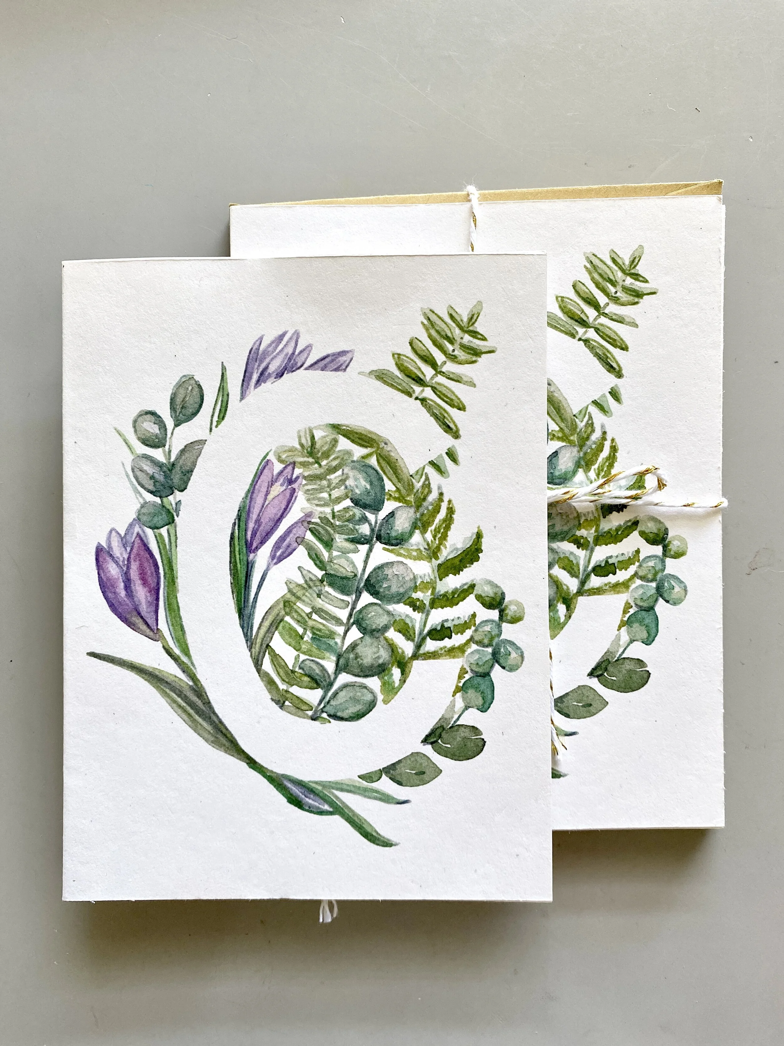 Ivy Line Design Watercolor Illustration and Graphic Design