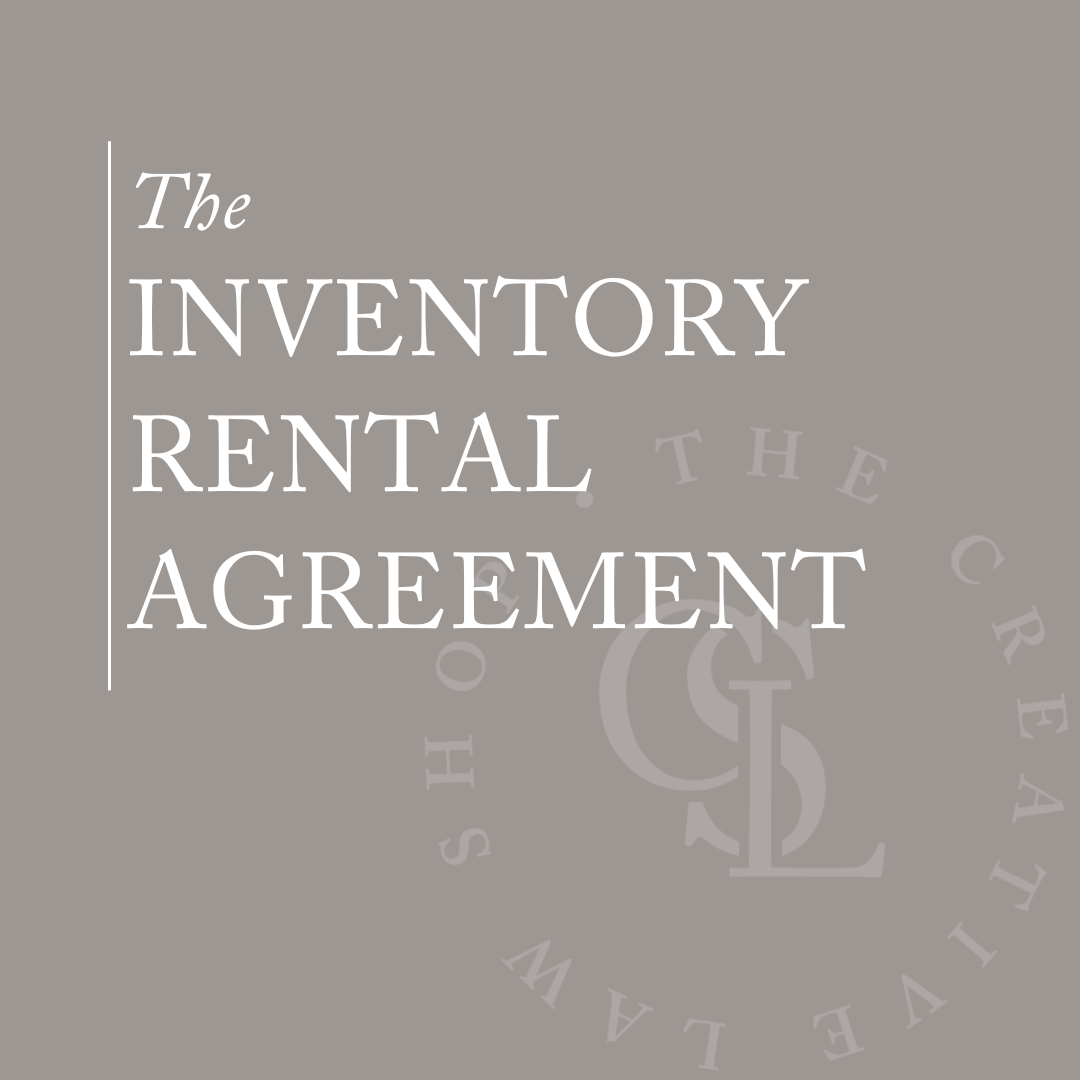 Venue Rental Agreement The Creative Law Shop 