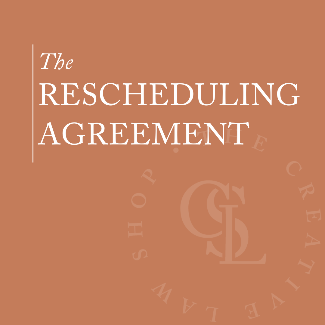 What Needs to be in a Cancellation or Rescheduling Agreement? — The ...