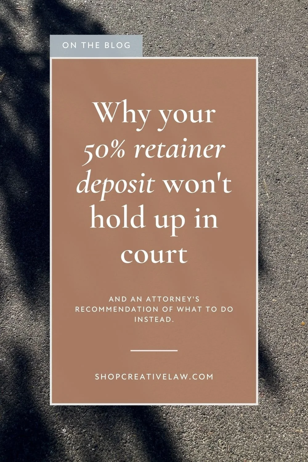 Why your 50% retainer deposit won't hold up in court and what to do ...