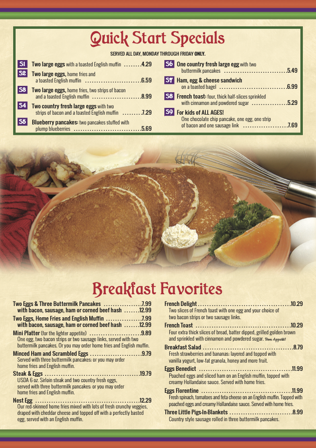 Menu — The Original Waffle Shop