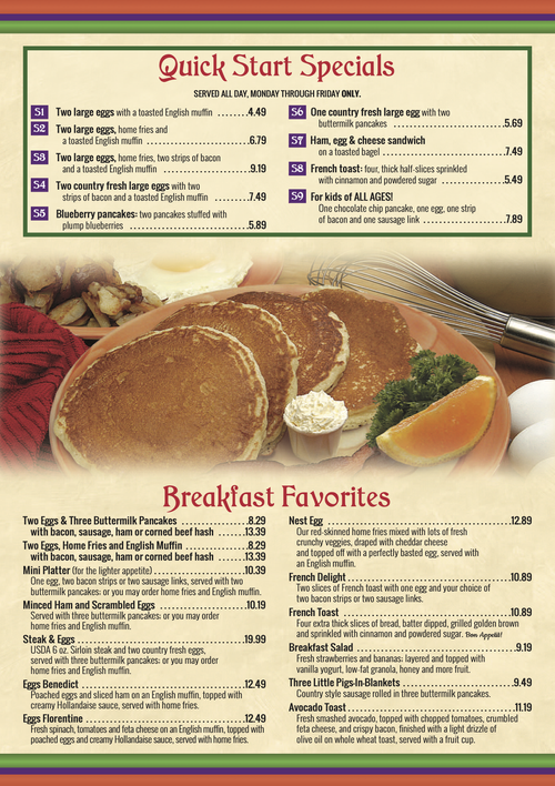 Menu — The Original Waffle Shop