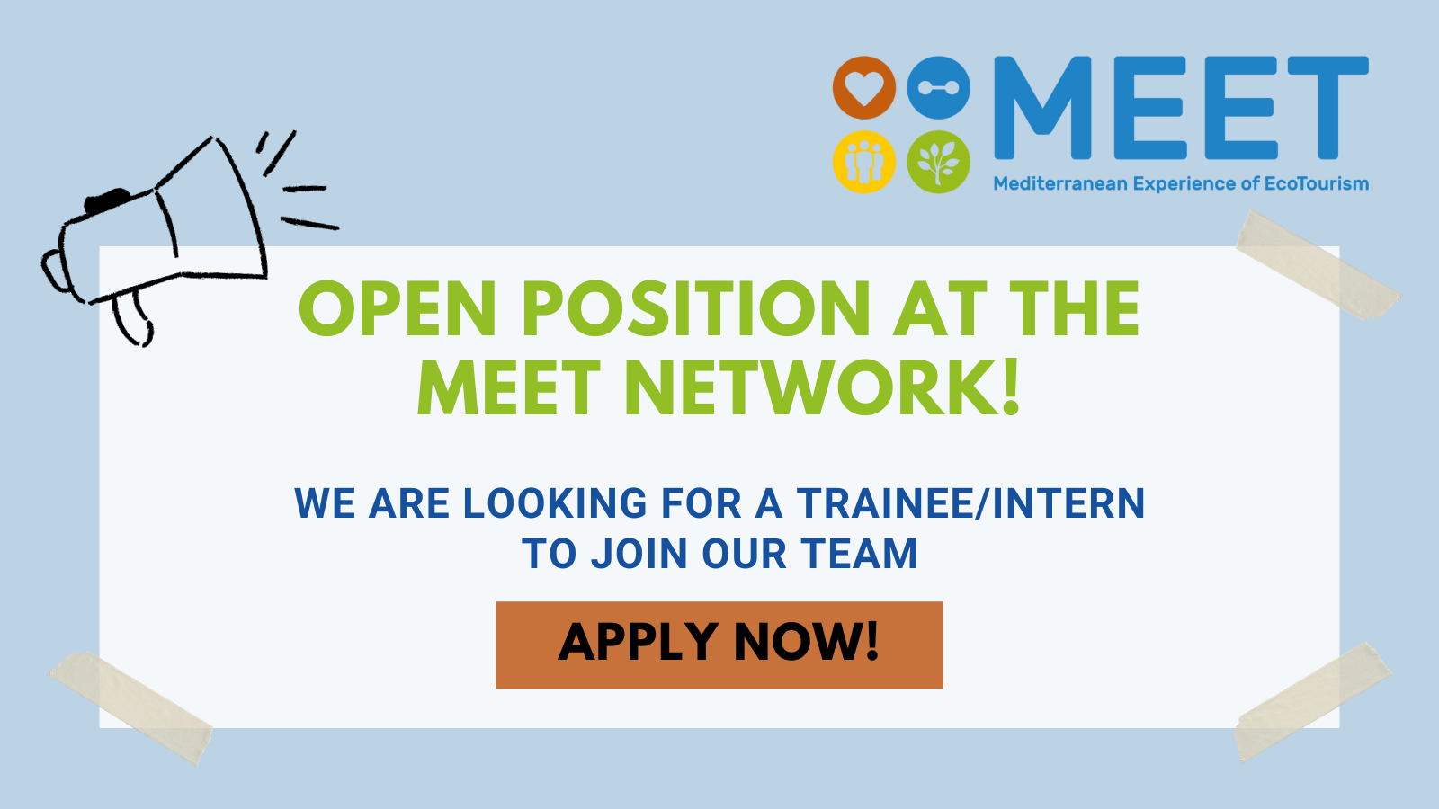 OPEN POSITION AT THE MEET NETWORK! — MEET Network