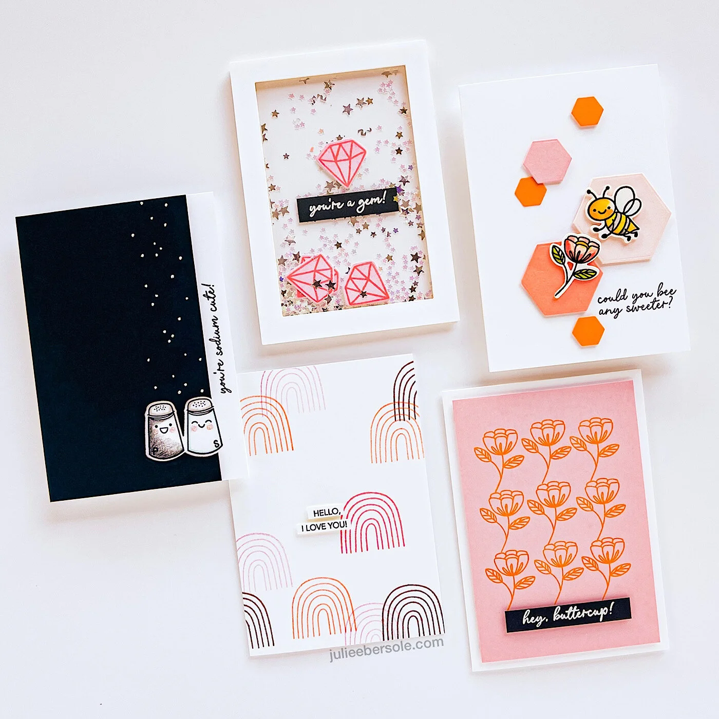 5 WAYS TO USE SMALL STAMPS FOR CARD MAKING — JULIE EBERSOLE