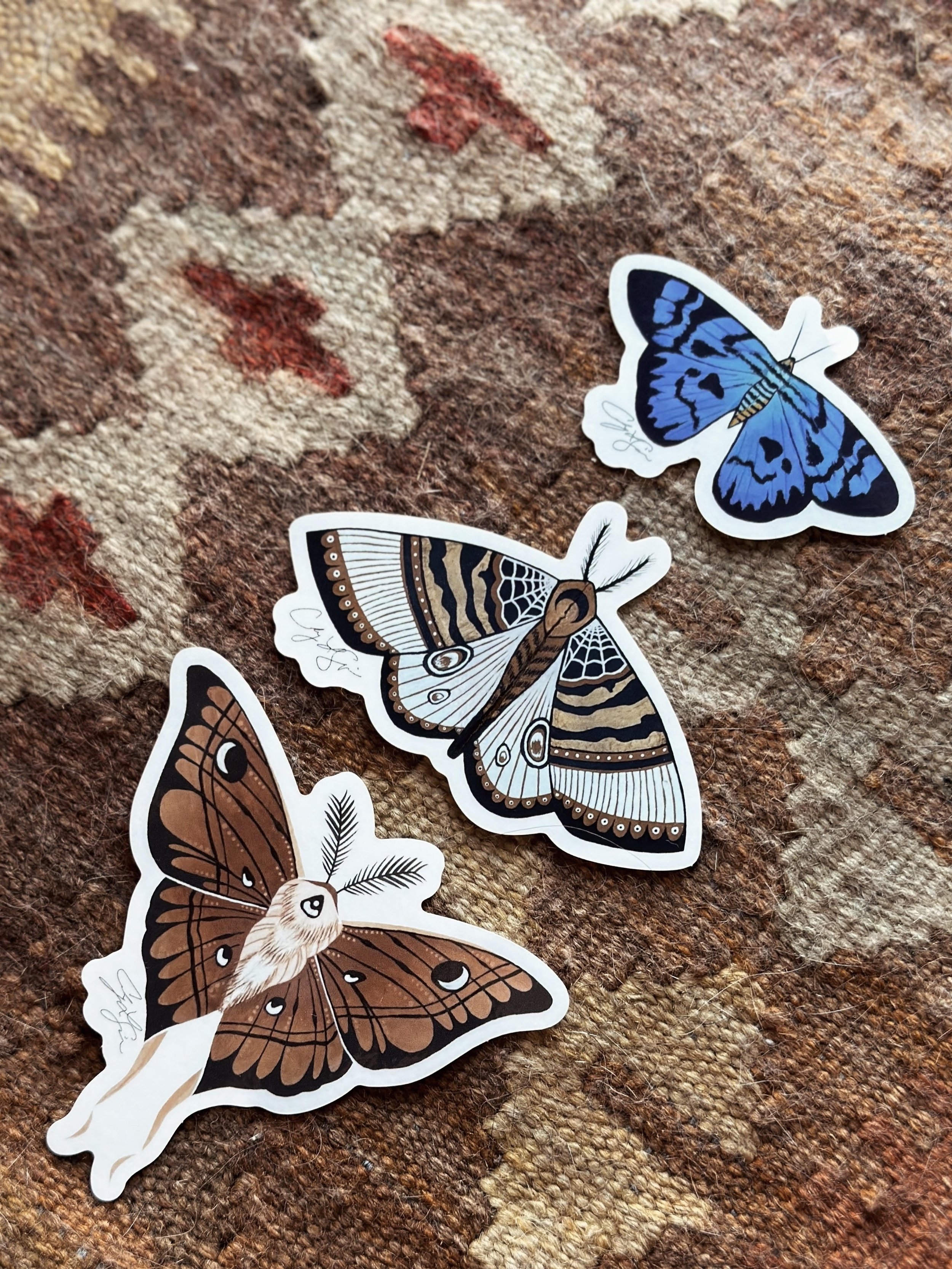 "Euphoria Moth" Sticker — %SpicedInk