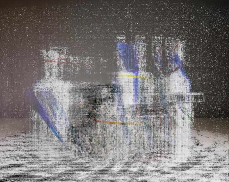 Still Life, View Camera with Flowers V2, 2022 — Galleri Urbane