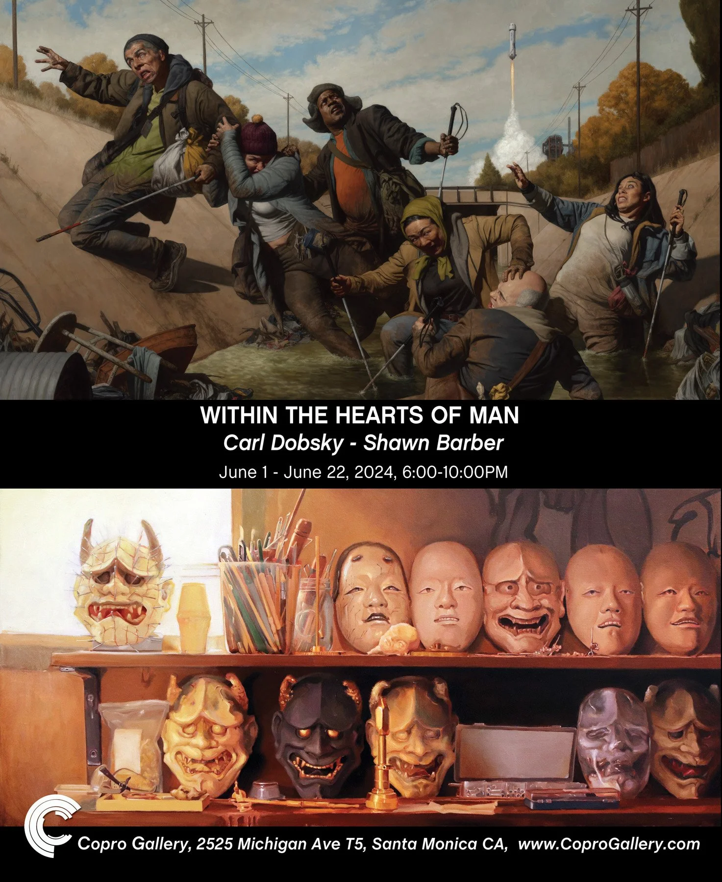 COPRO GALLERY - CARL DOBSKY AND SHAWN BARBER 'WITHIN THE HEARTS OF MAN ...