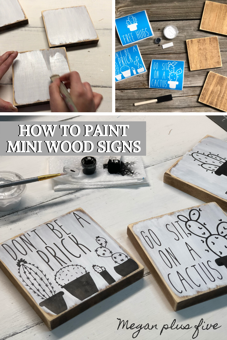 How To Paint Wood Signs