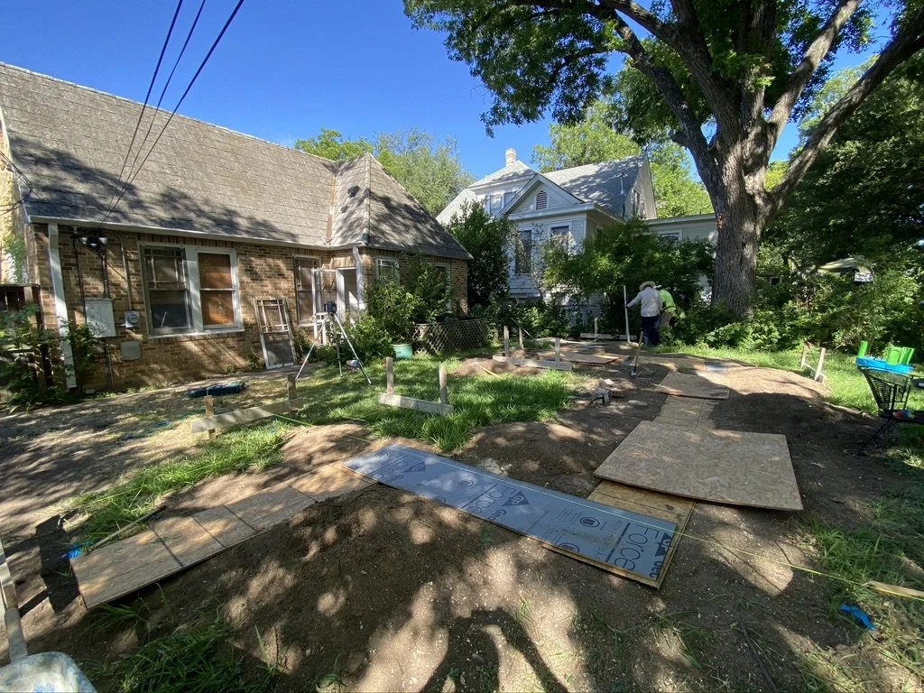 PHASE IV - 070822 - 508 TEXAS AVE - FOUNDATION - SET STRING LINES ...