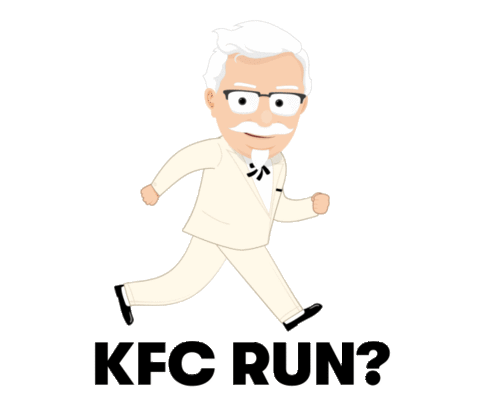 Kfc Guy Running Gif