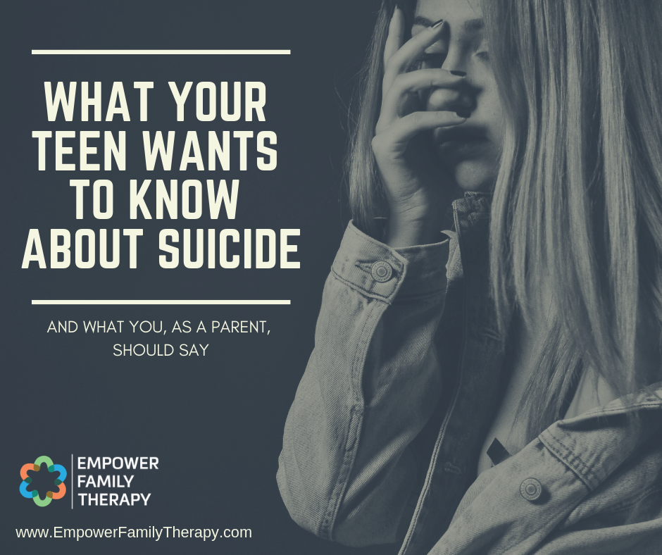 What Teens Should Know About Suicide & How Parents Can Help