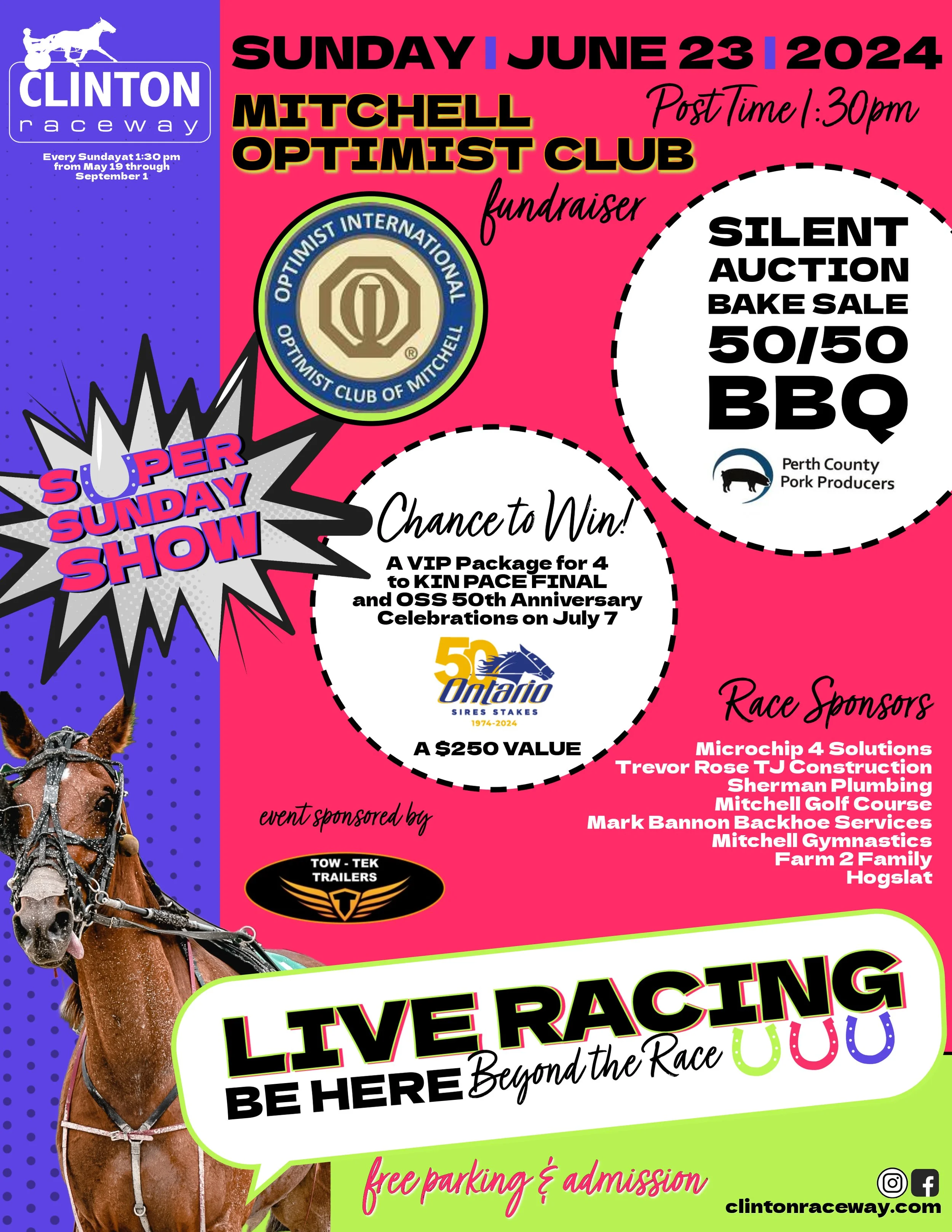 Live Racing — Clinton Raceway