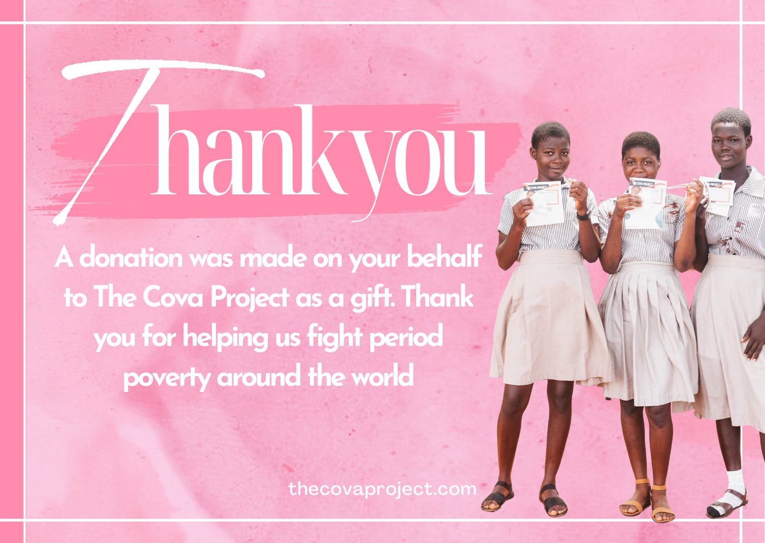Donation Gift Cards — The Cova Project