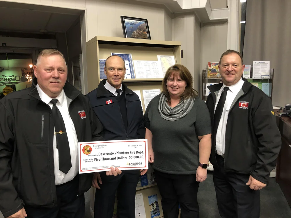 Enbridge Gas Inc. Assists Deseronto Fire Department in Supporting ...