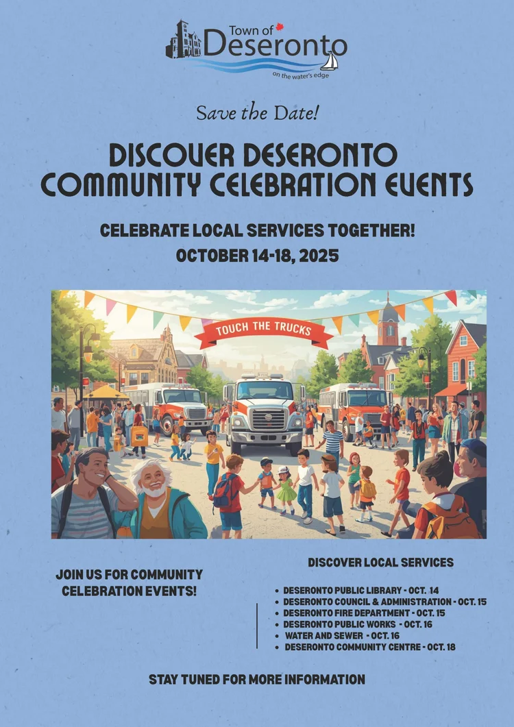 DISCOVER DESERONTO ~ SAVE THE DATE! — Town of Deseronto