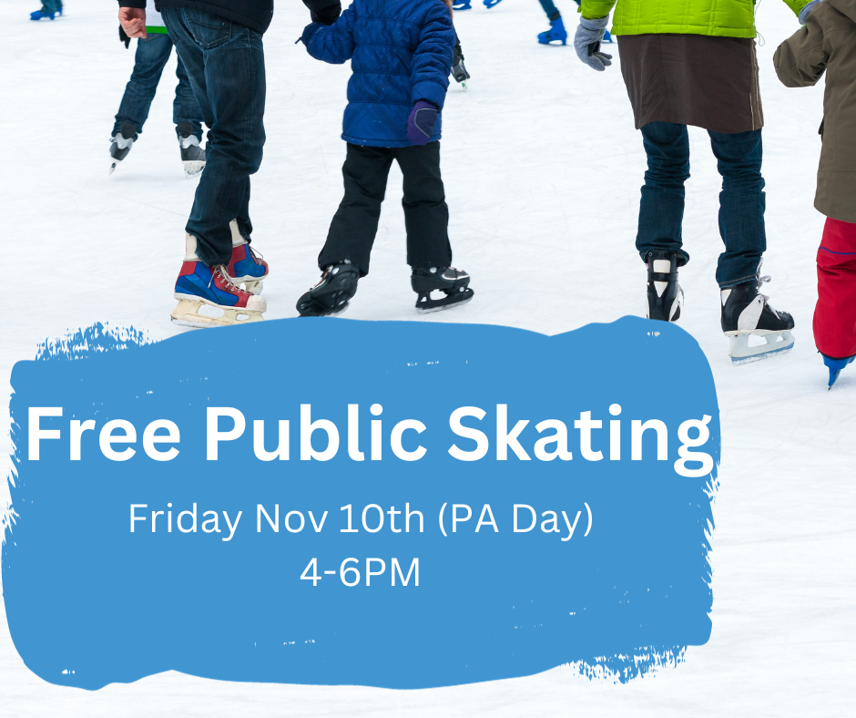 Free Public Skating November 10th — Town of Deseronto