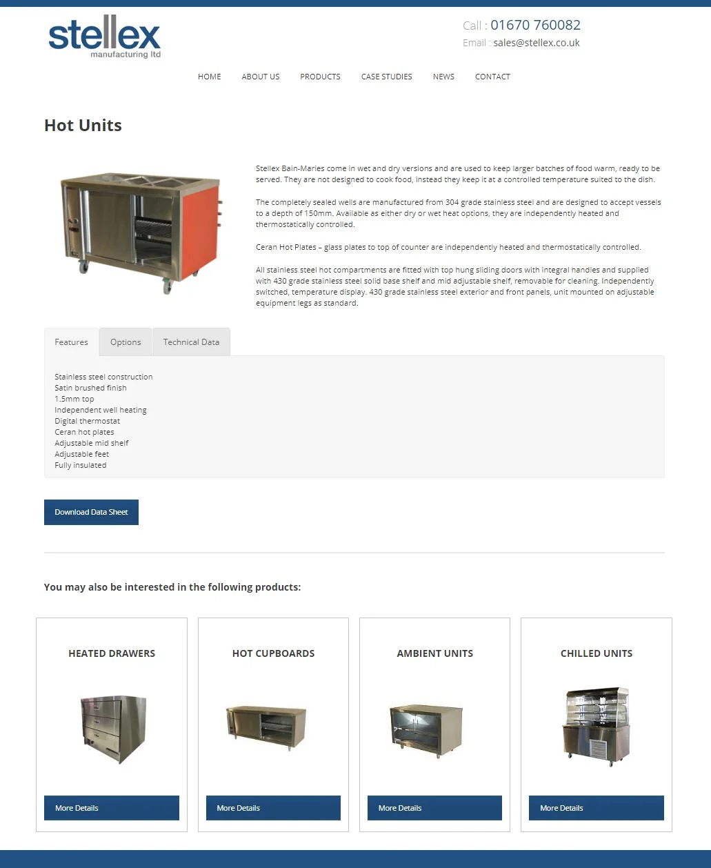 One Time Creative - New content for Stellex website