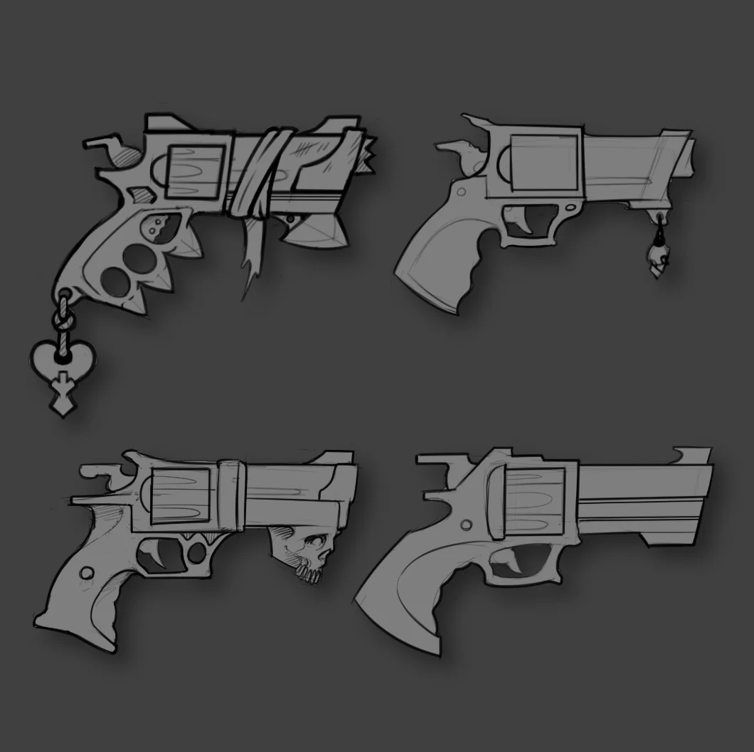 First Person Shooter Pistol