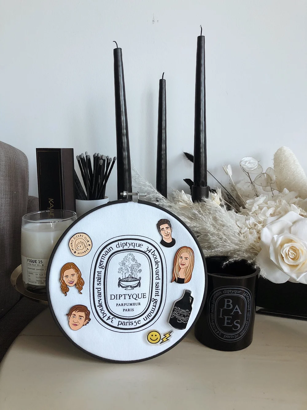 DIY Enamel Pin Display Wall Art — Blush & Letters co.