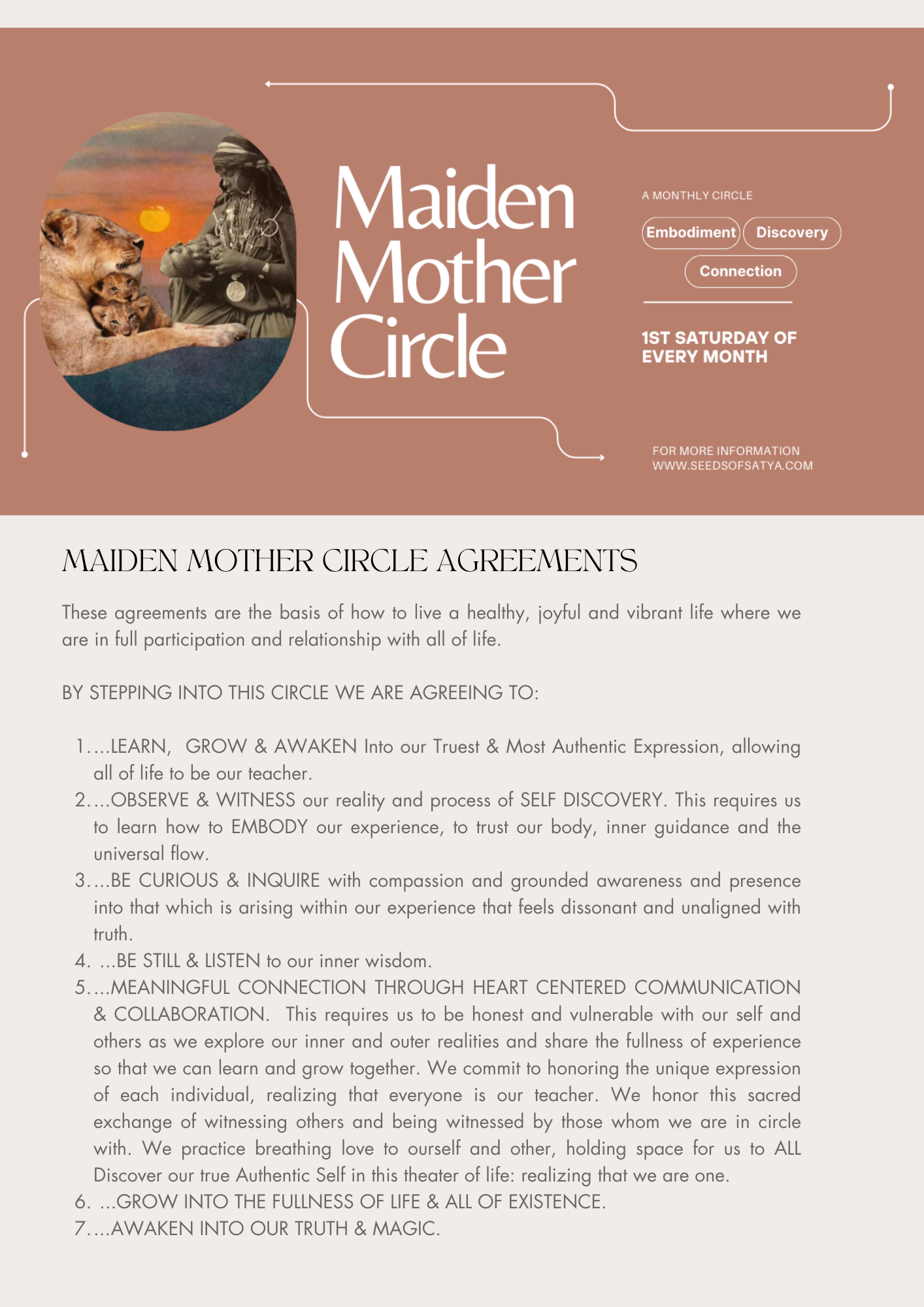 MAIDEN MOTHER CIRCLE