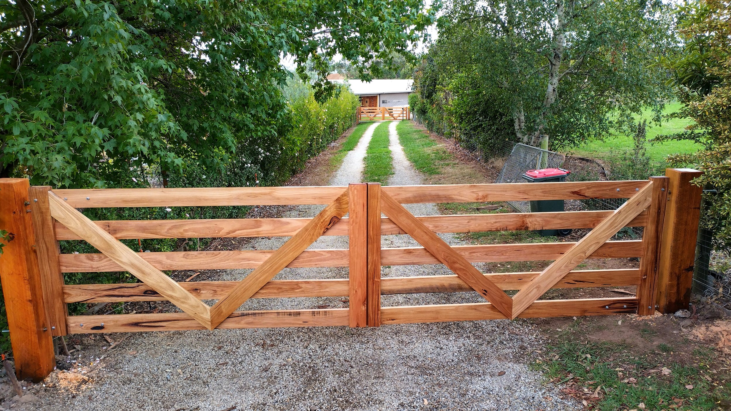 Rail Style Gates | Rail Fence Gate - Gippsland Timber Gates
