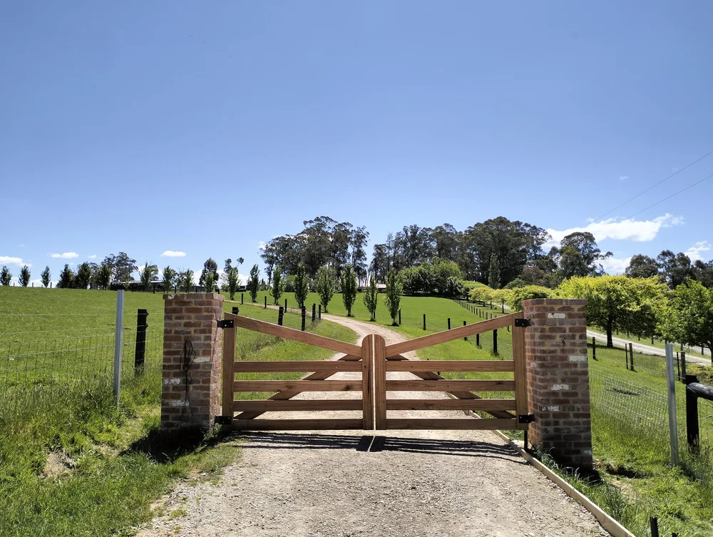 Custom Designed Timber Gates - Gippsland Timber Gates