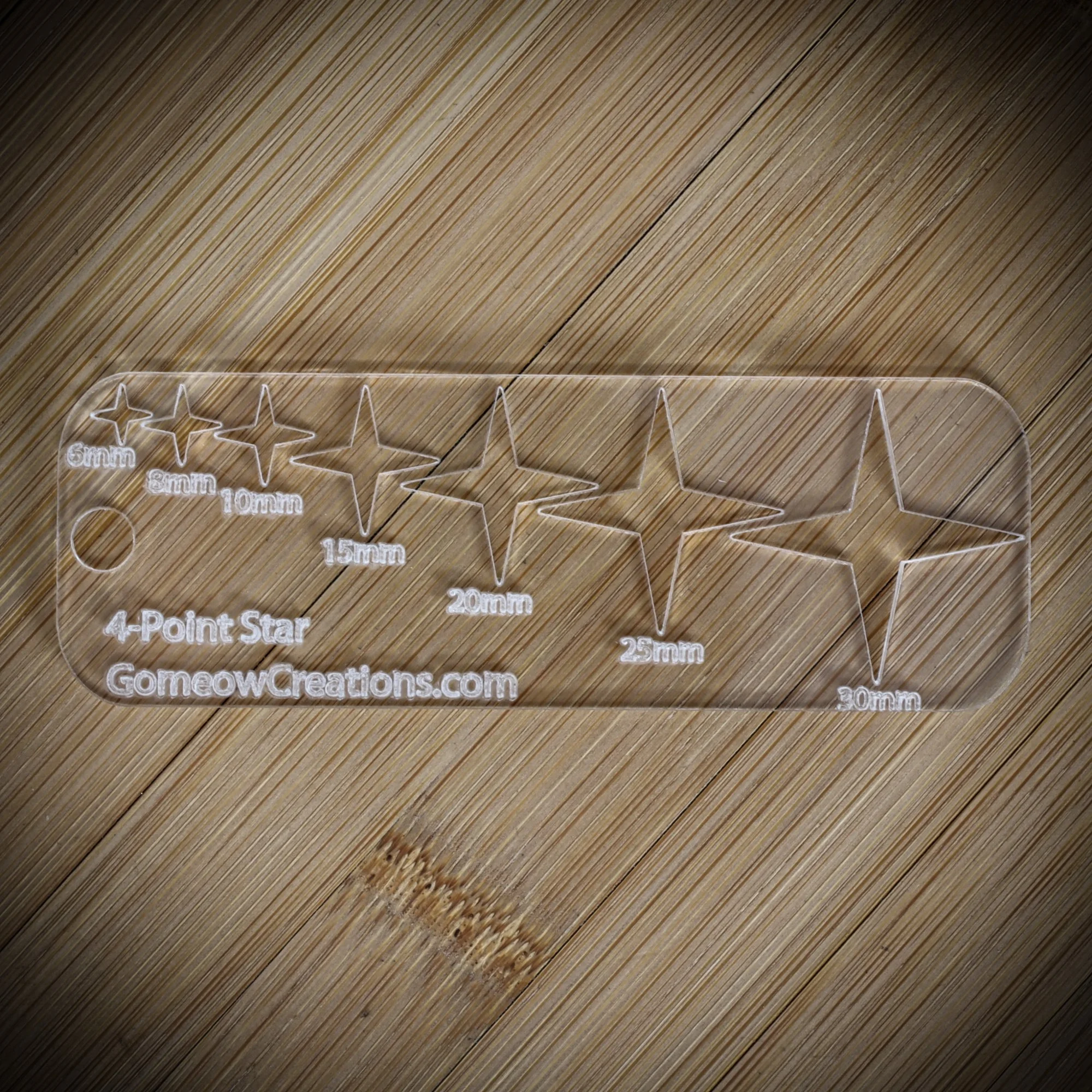 5-Point Star Template — Gomeow Creations