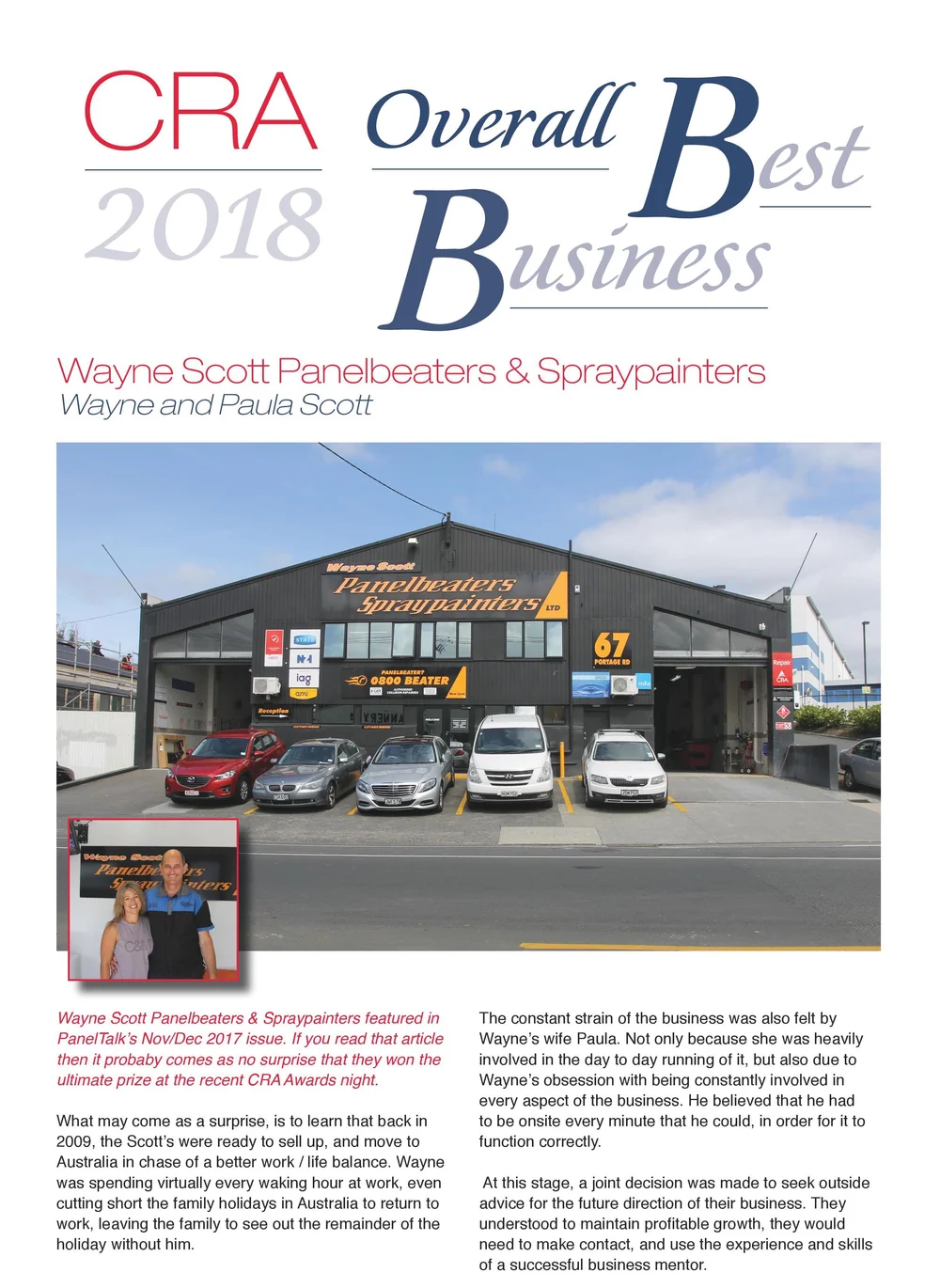 Our Story — Wayne Scott Panelbeaters