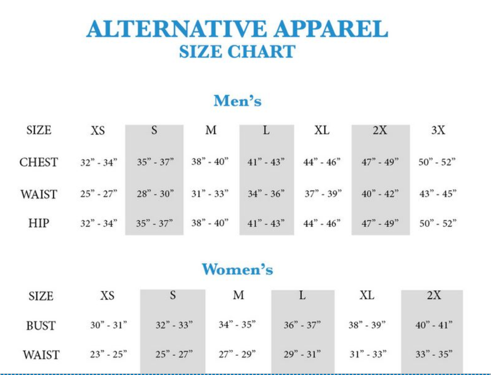 Sizing — Raskol Ink.