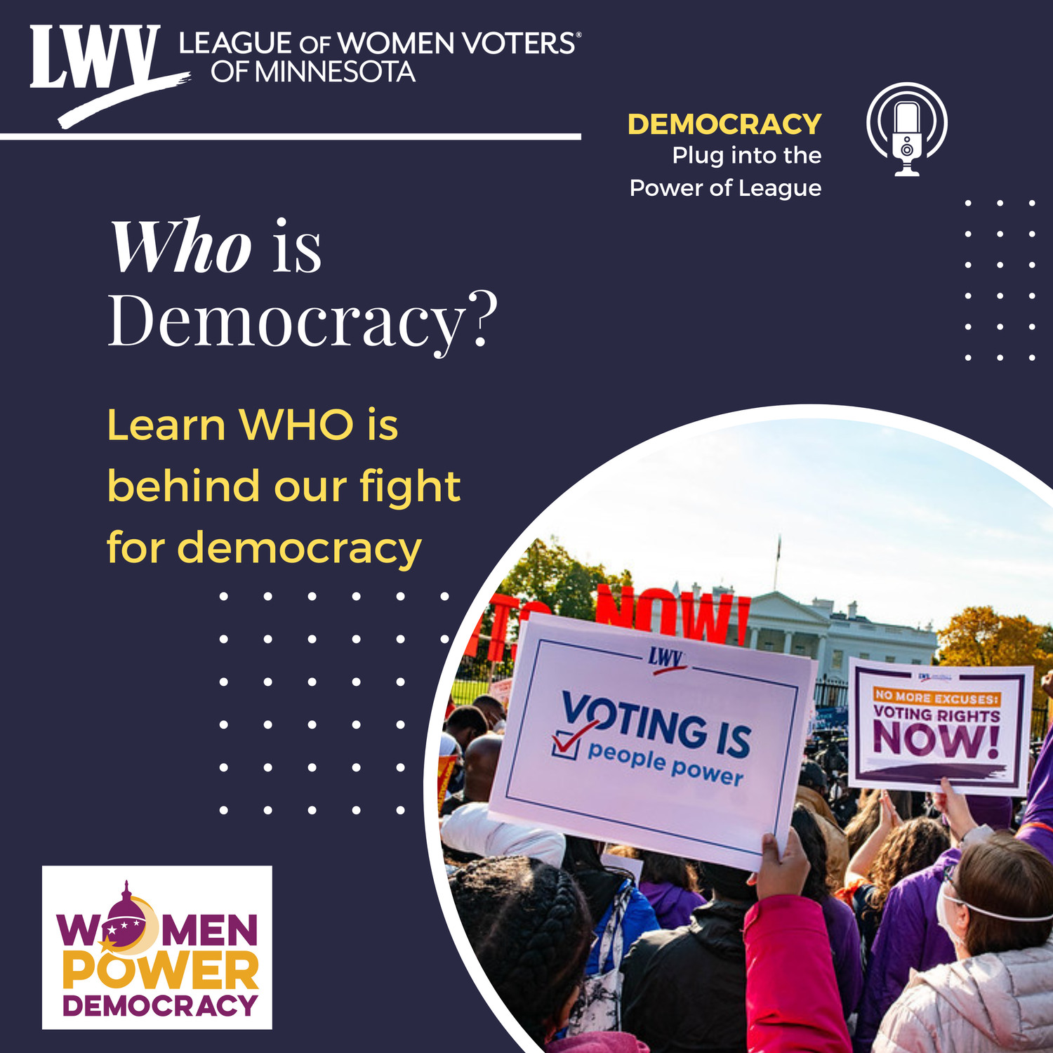 Women Power Democracy Podcast — League of Women Voters Minnesota (LWVMN)