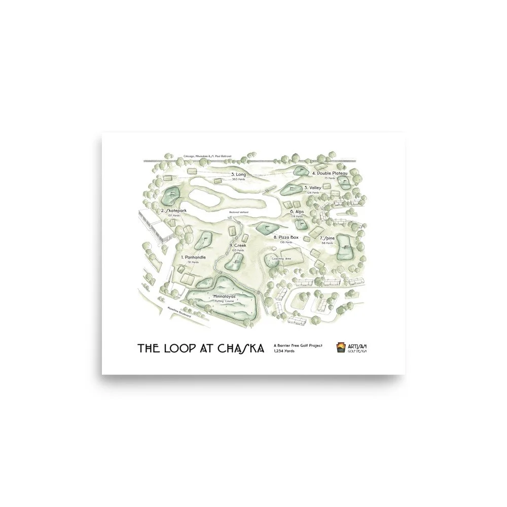 The Loop Routing Poster — Barrier Free Golf
