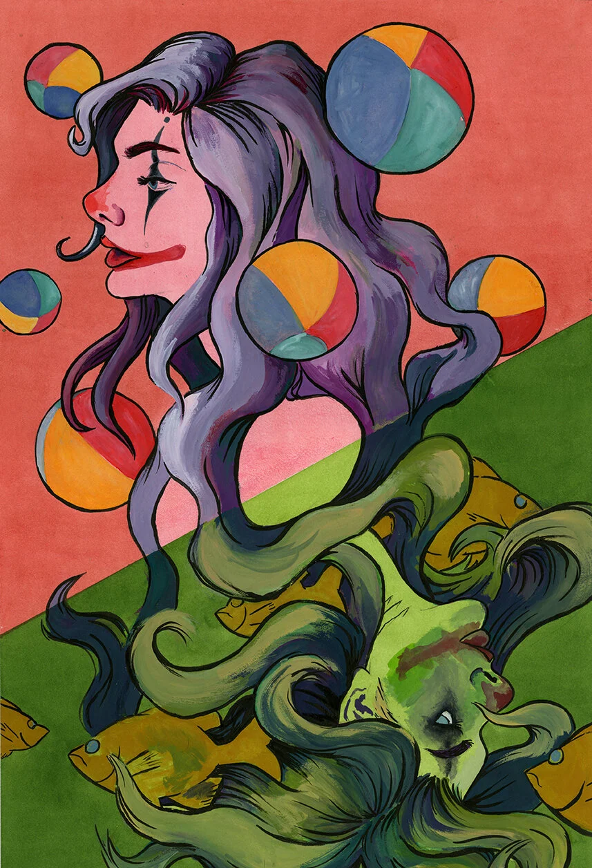 As Above So Below Mixed Media Illustration Emily Barnes Art as-above-so-below-mixed-media-illustration-emily-barnes-art