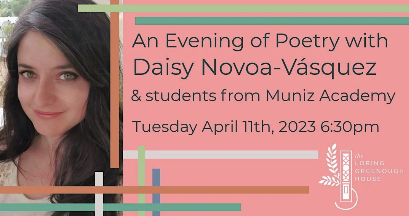 An Evening of Poetry with Daisy Novoa-Vásquez and students from Muniz ...