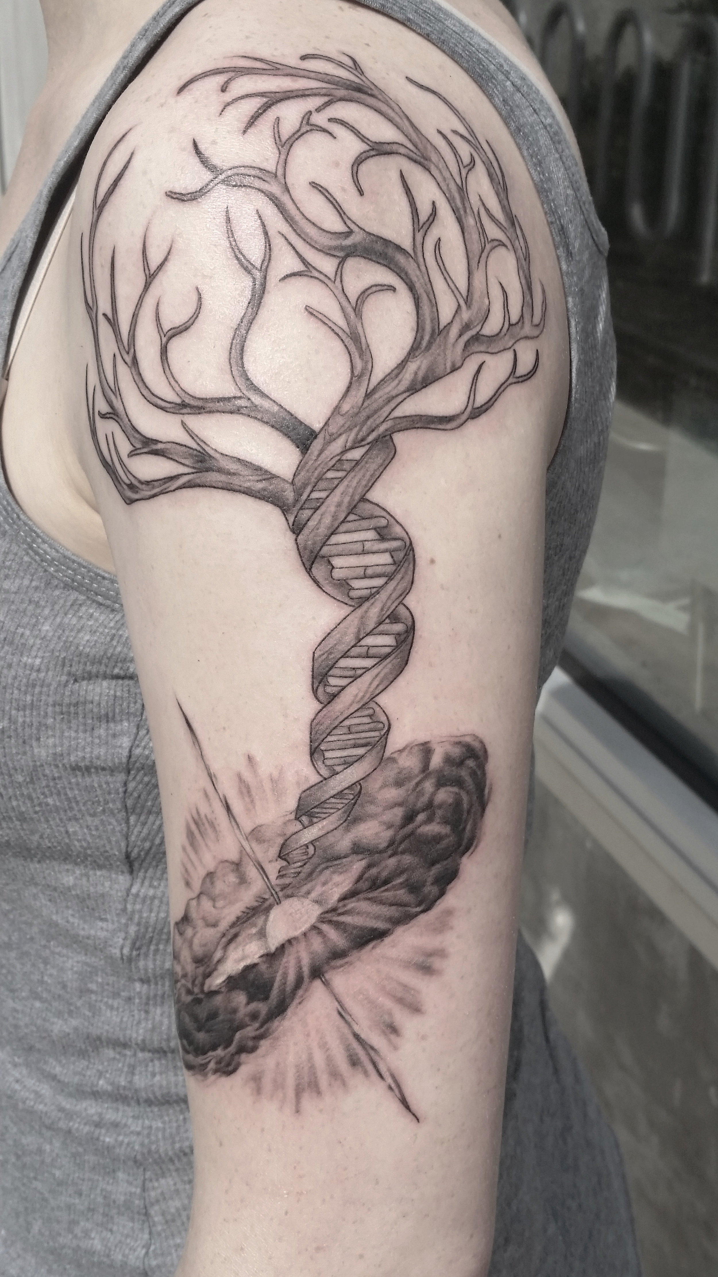 Dna Tree Tattoos 111 Soothing Ideas For Tree Tattoos Enhancing The