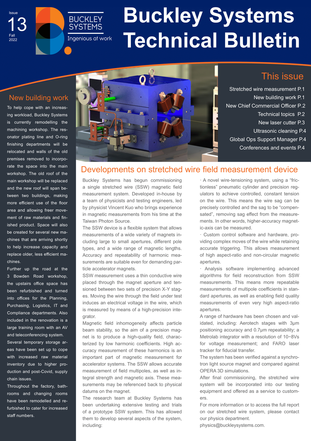 Technical Bulletins — Buckley Systems