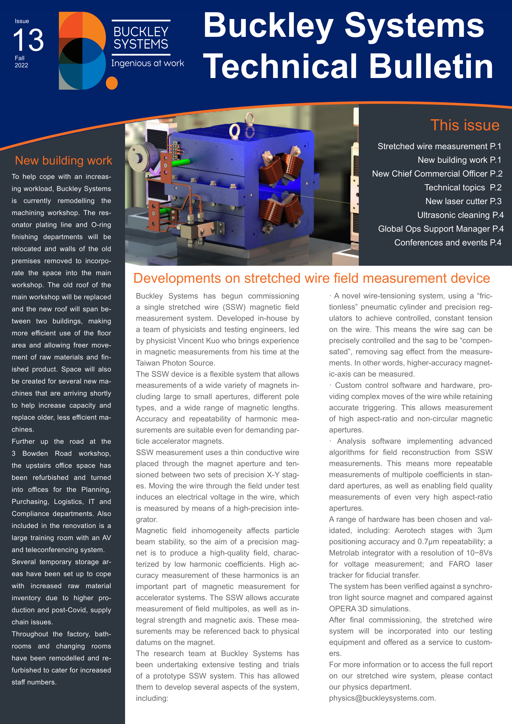 Technical Bulletins — Buckley Systems