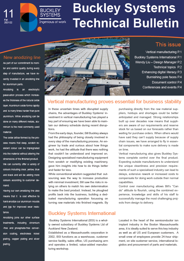 Technical Bulletins — Buckley Systems