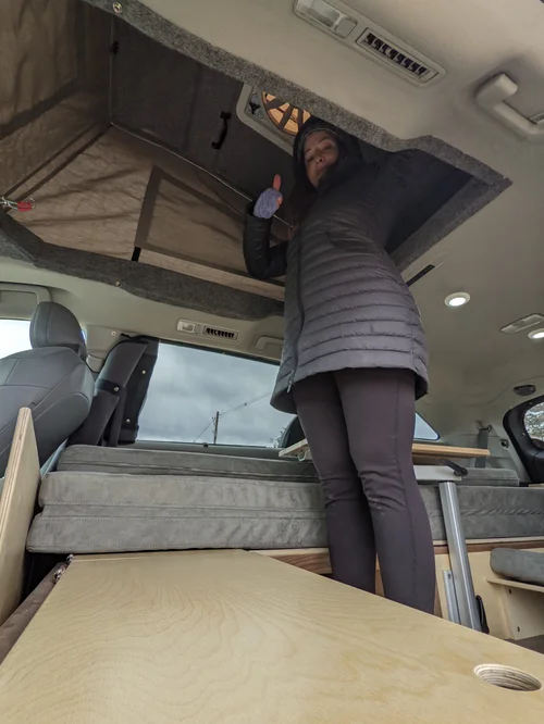 2021 Toyota Sienna W/ Pop Top — Oasis Campervans