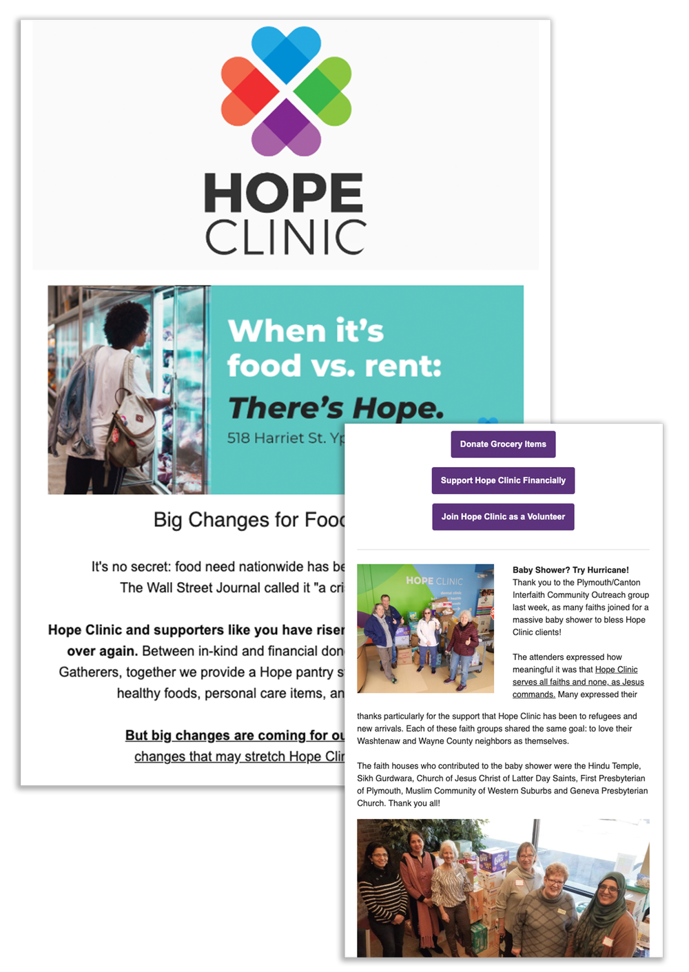 Subscribe to Email — Hope Clinic