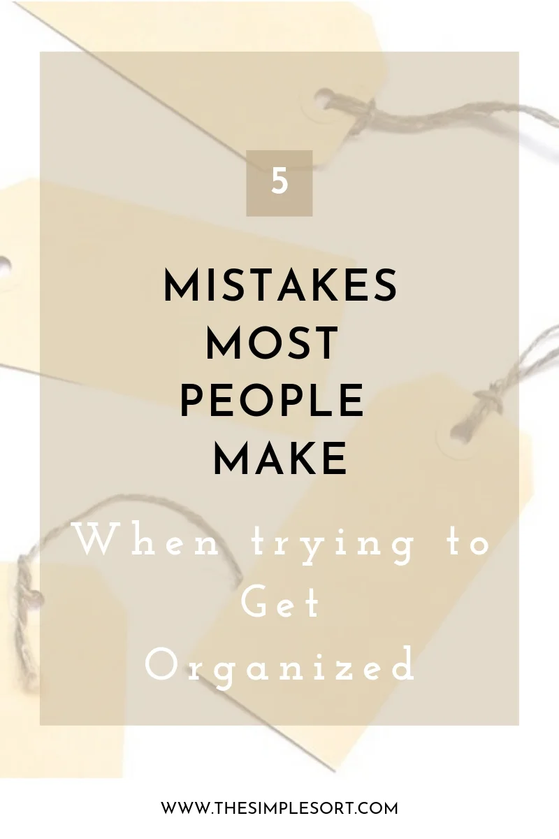 Organizing tips and ideas - The Simple Sort professional organizing ...