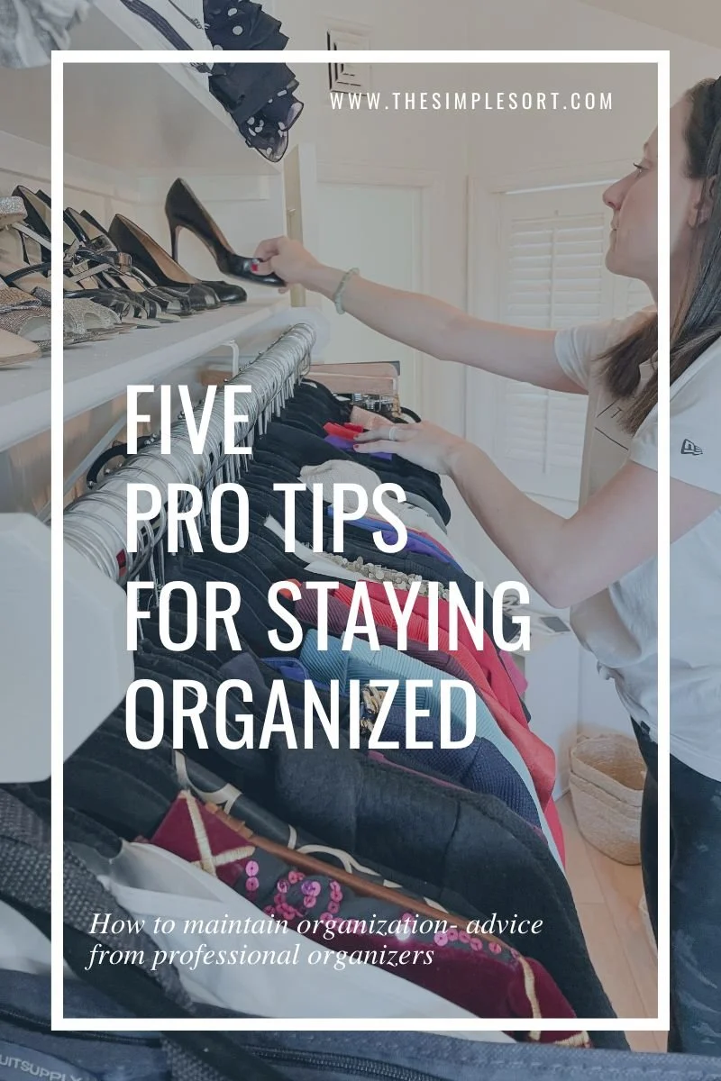 Organizing tips and ideas - The Simple Sort professional organizing ...