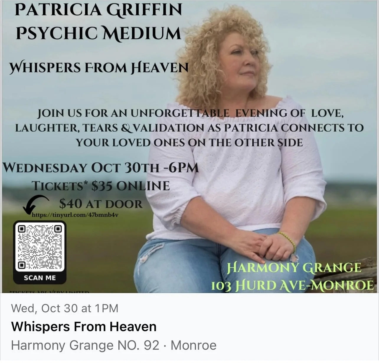 Psychic Medium Patty Griffin