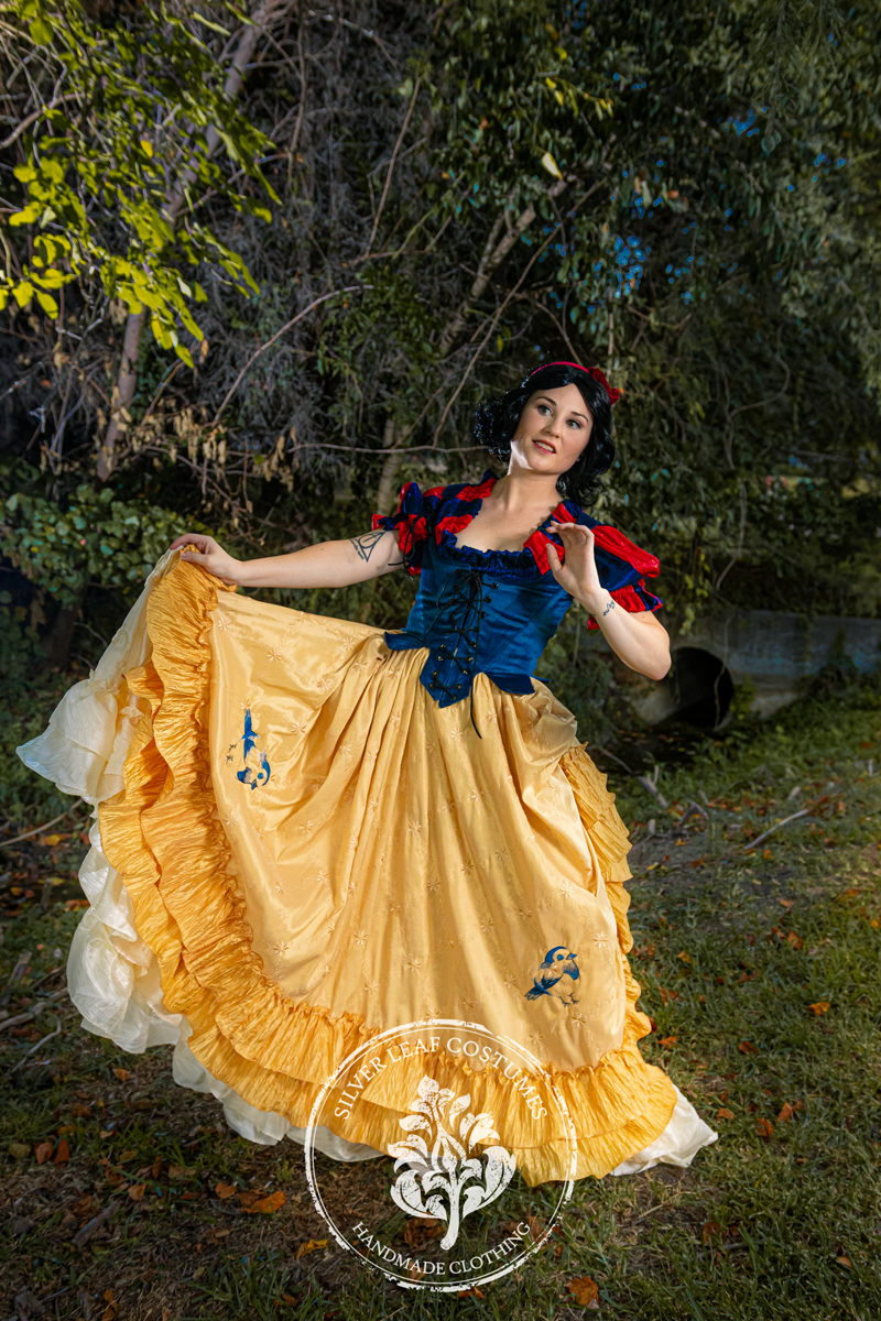 Renaissance Snow White Costume — Silver Leaf Costumes | Handmade ...